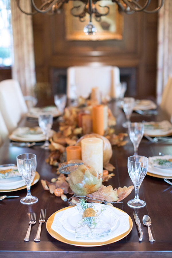 A Glamorous Thanksgiving Tablescape by A Vintage Splendor