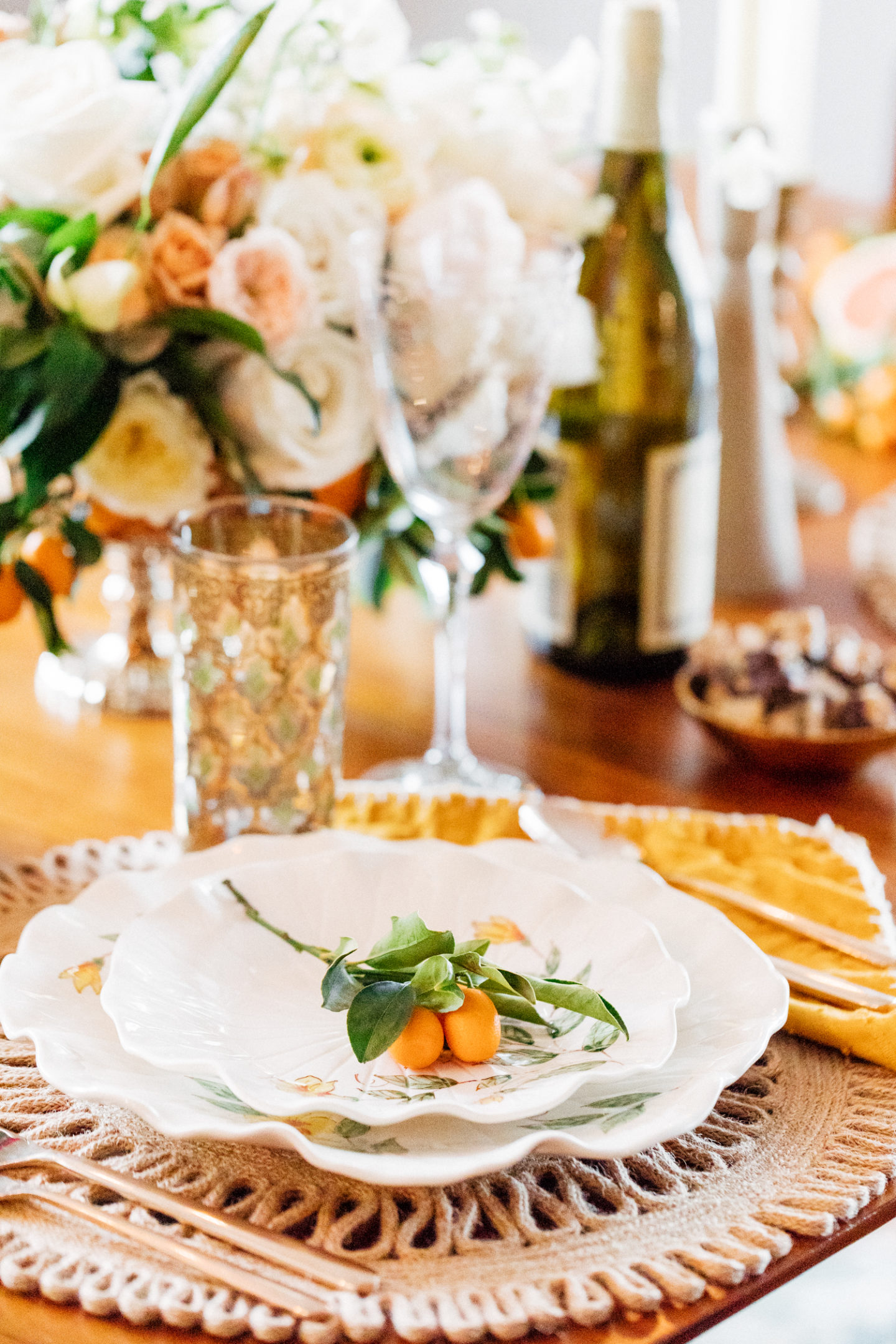 Spring Brunch Tablescape Ideas by A Vintage Splendor