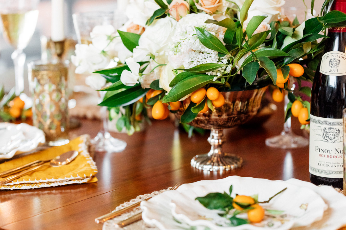 Spring Brunch Tablescape Ideas by A Vintage Splendor