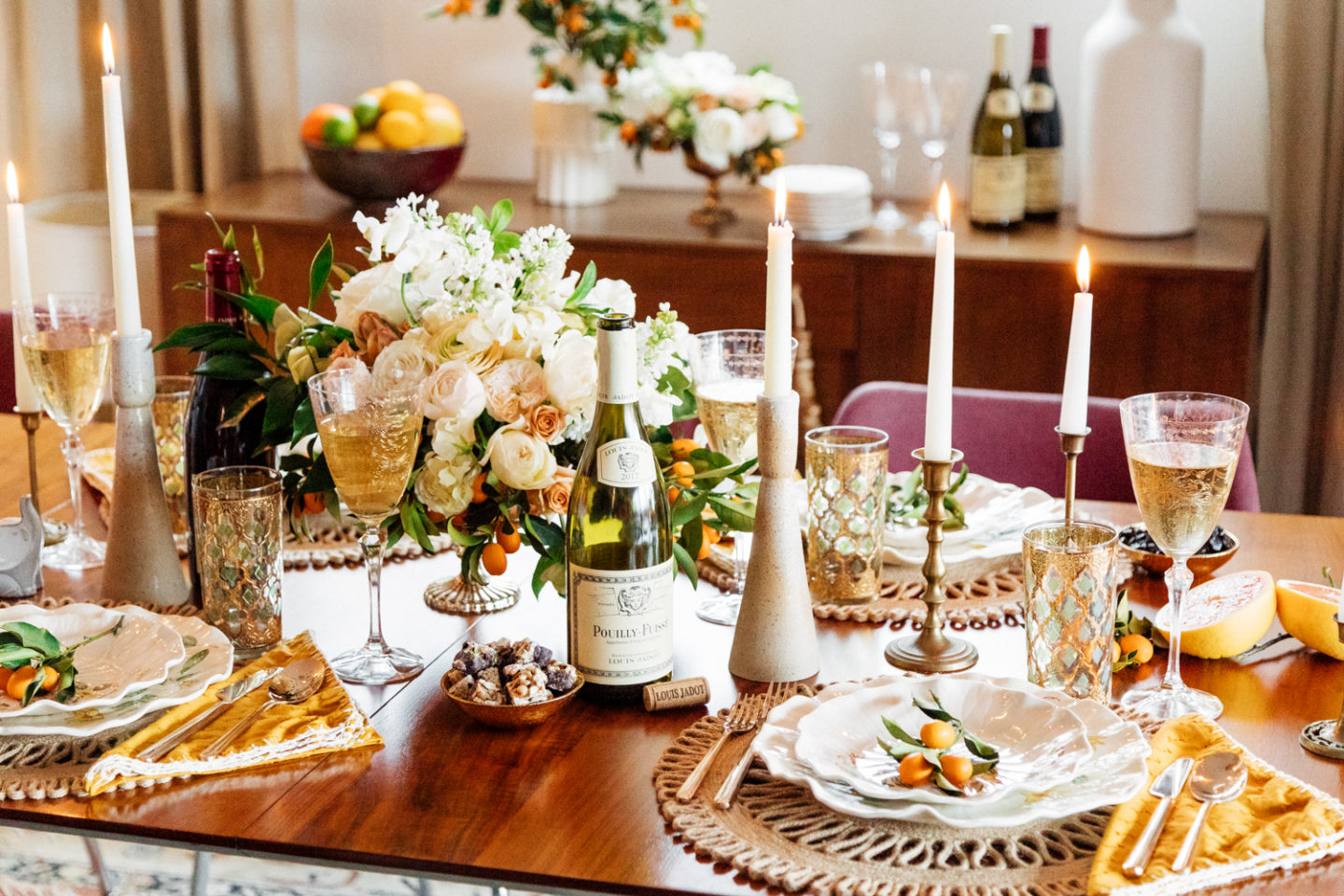 Spring Brunch Tablescape Ideas by A Vintage Splendor